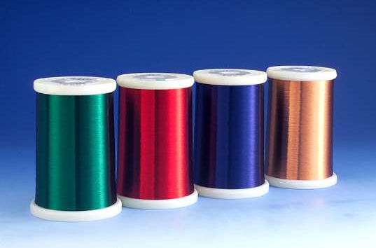 0.012 - 0.4mm Super Fine Enameled Magnet Wire Blue / Green / Red Copper ...