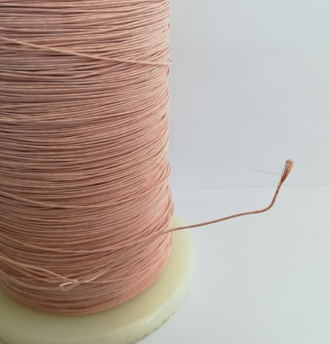 Silk Covered Twisted Copper Litz Wire Enameled Magent Wire 0.04-0.5mm