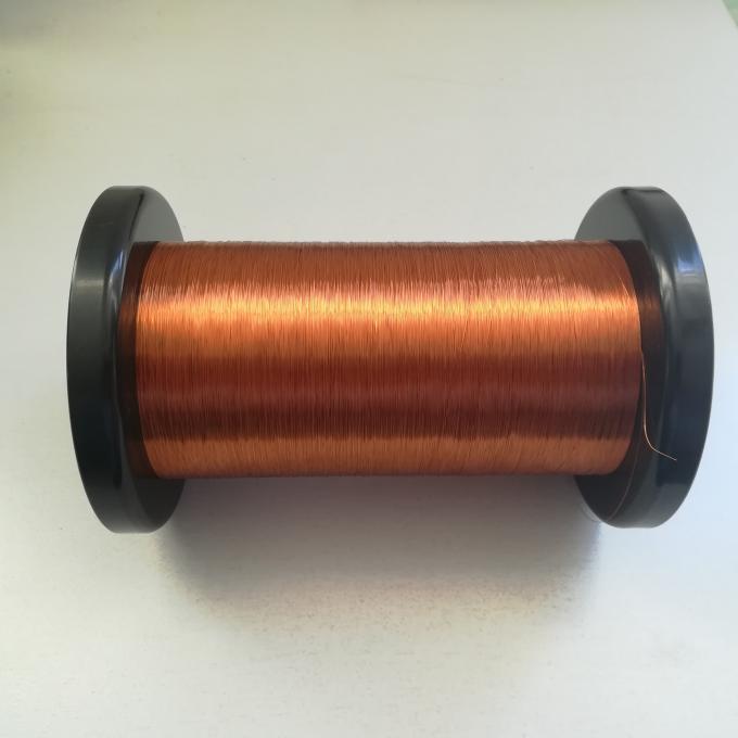 0.13mm FIW Wire Enameled Round Copper Wire Nature Color Roll Packing