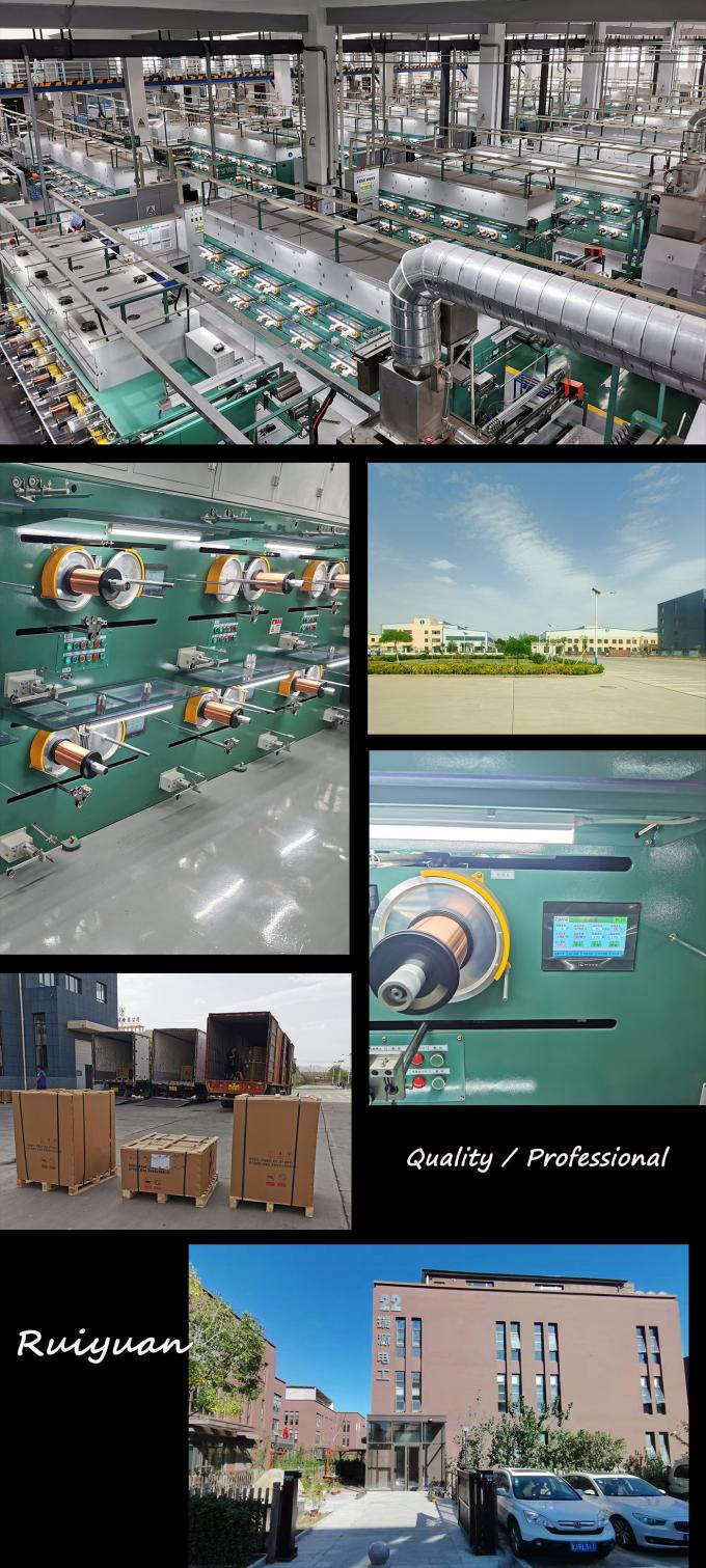 180-220 Degree Flat Enameled Copper Wire For Power Transformers