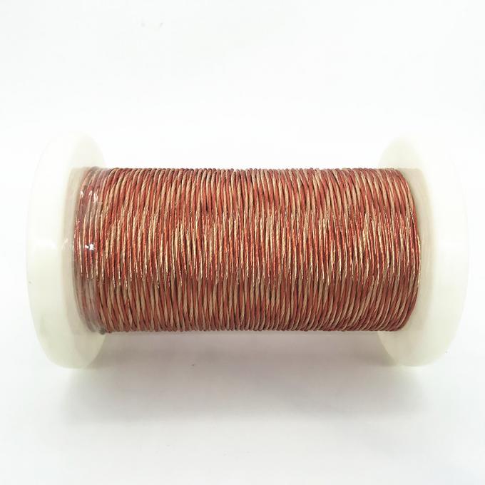 38 AWG 0.1mm * 220 Strands Copper Litz Wire High Voltage